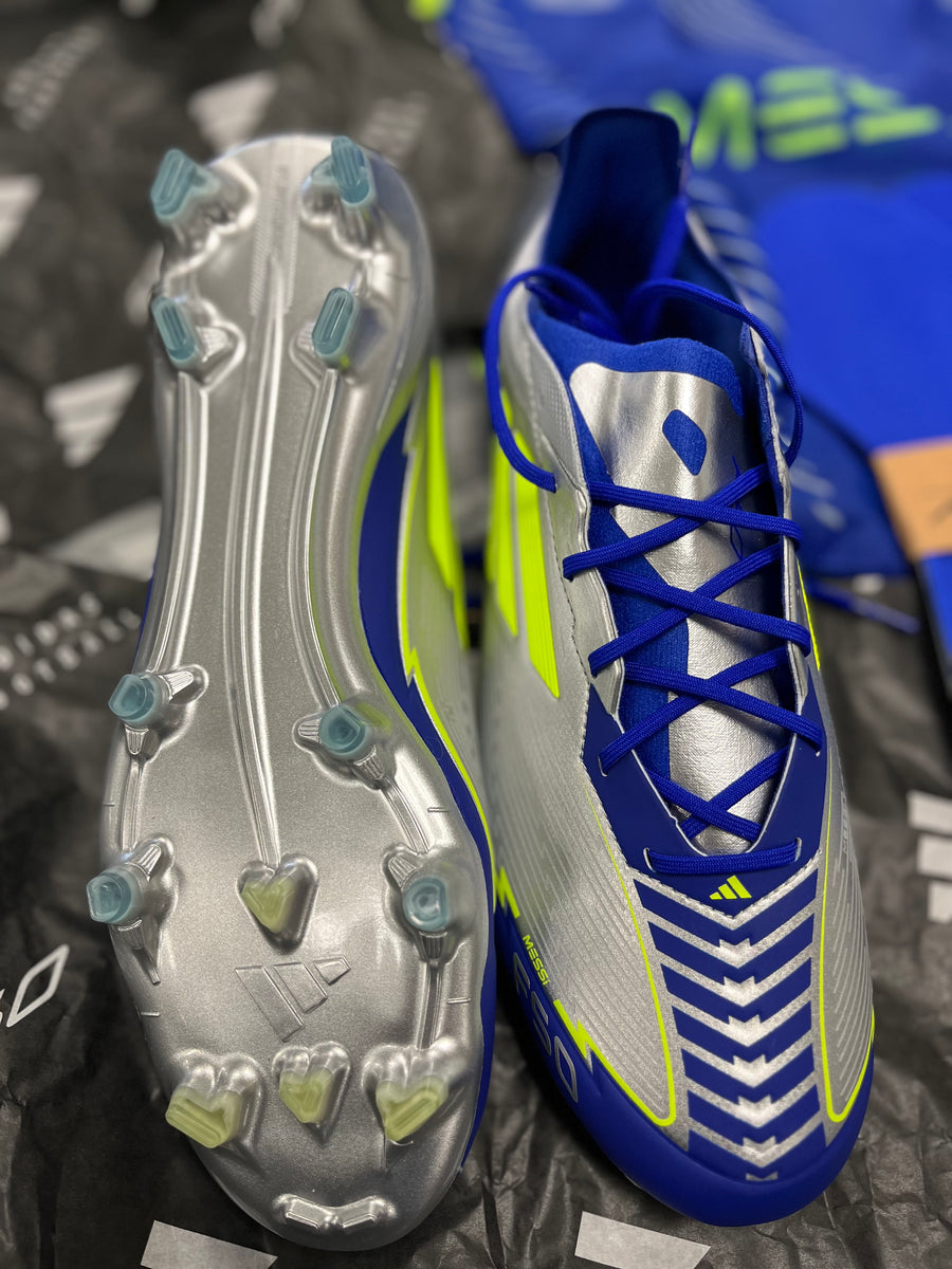 Adidas F50 Messi Elite FG Silver Soccer Cleats – Kicks and Sticks